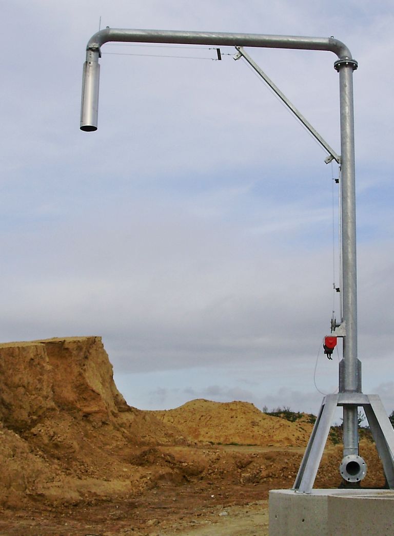 Slurry Feeder with Adjustable Feed Pipe