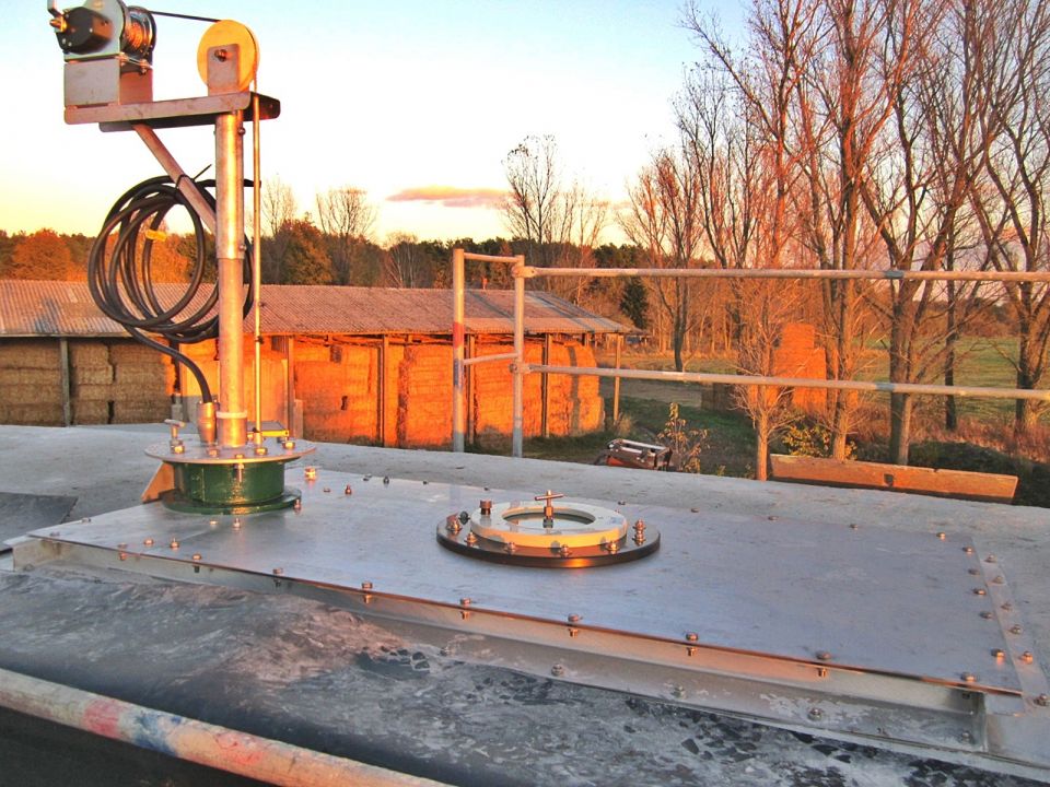 gasdichte Einbauvorrichtungen für Rührwerke im Hochbehälter mit fester ...